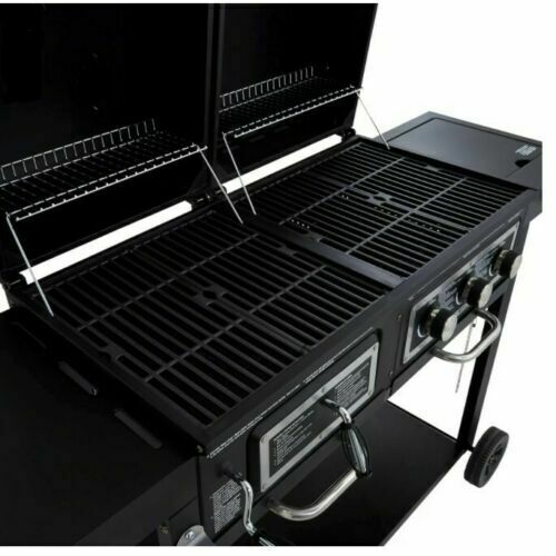 New Uniflame duo Barbecue BBQ Smoker Charcoal Barbecue Grill Outdoor G ...